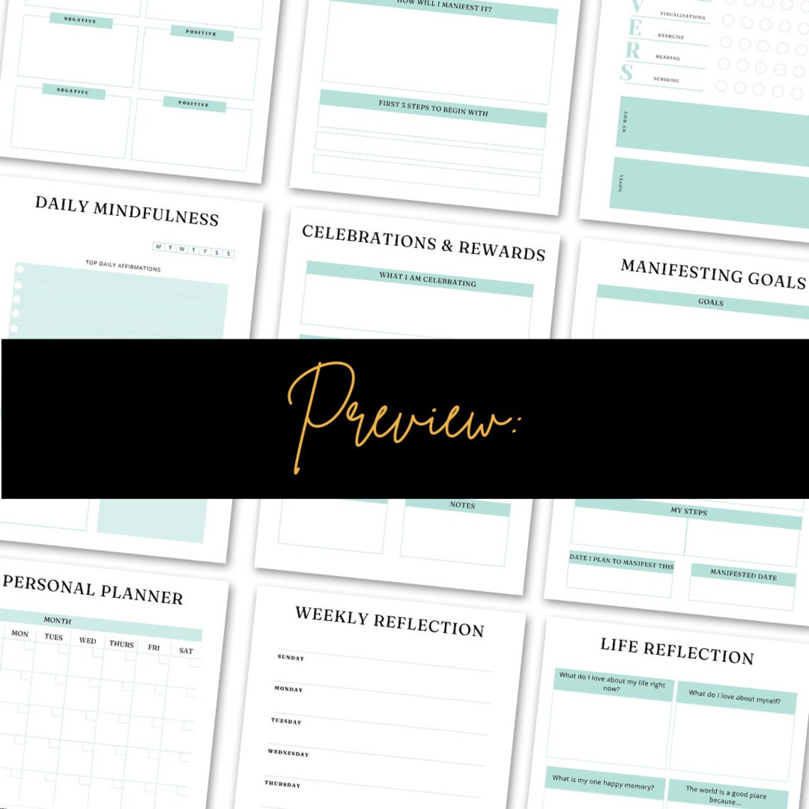 Manifestation Planner, Done for You, White Label Planner, the ...
