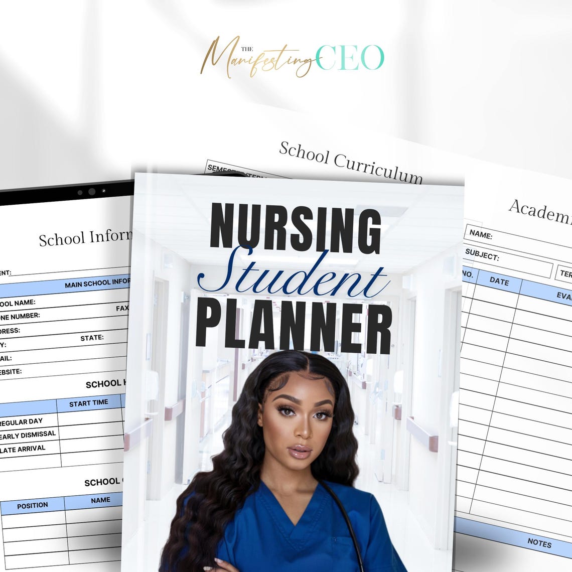 Nurse Student Planner| Nursing Planner for Nurses | Nursing Students ...