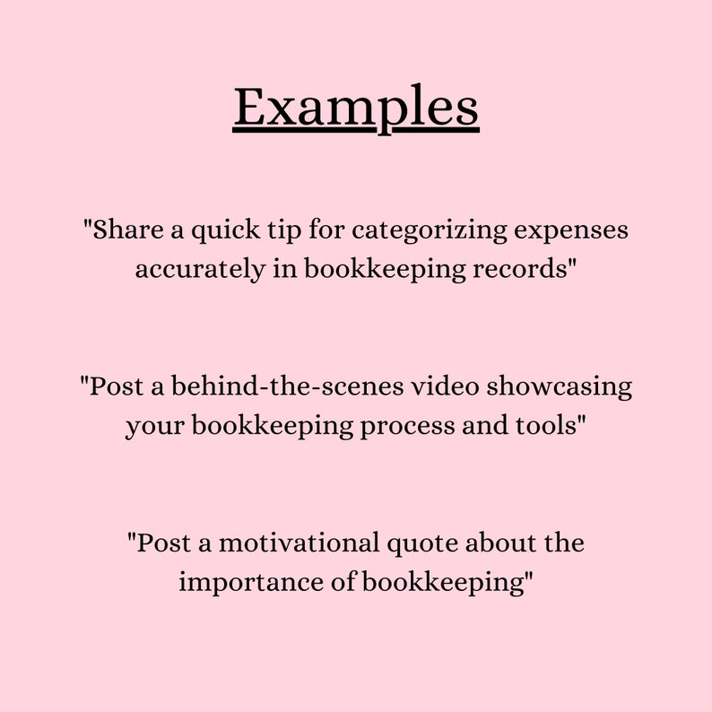50 Content Ideas for Bookkeepers Bookkeeper Social Media Accountant ...