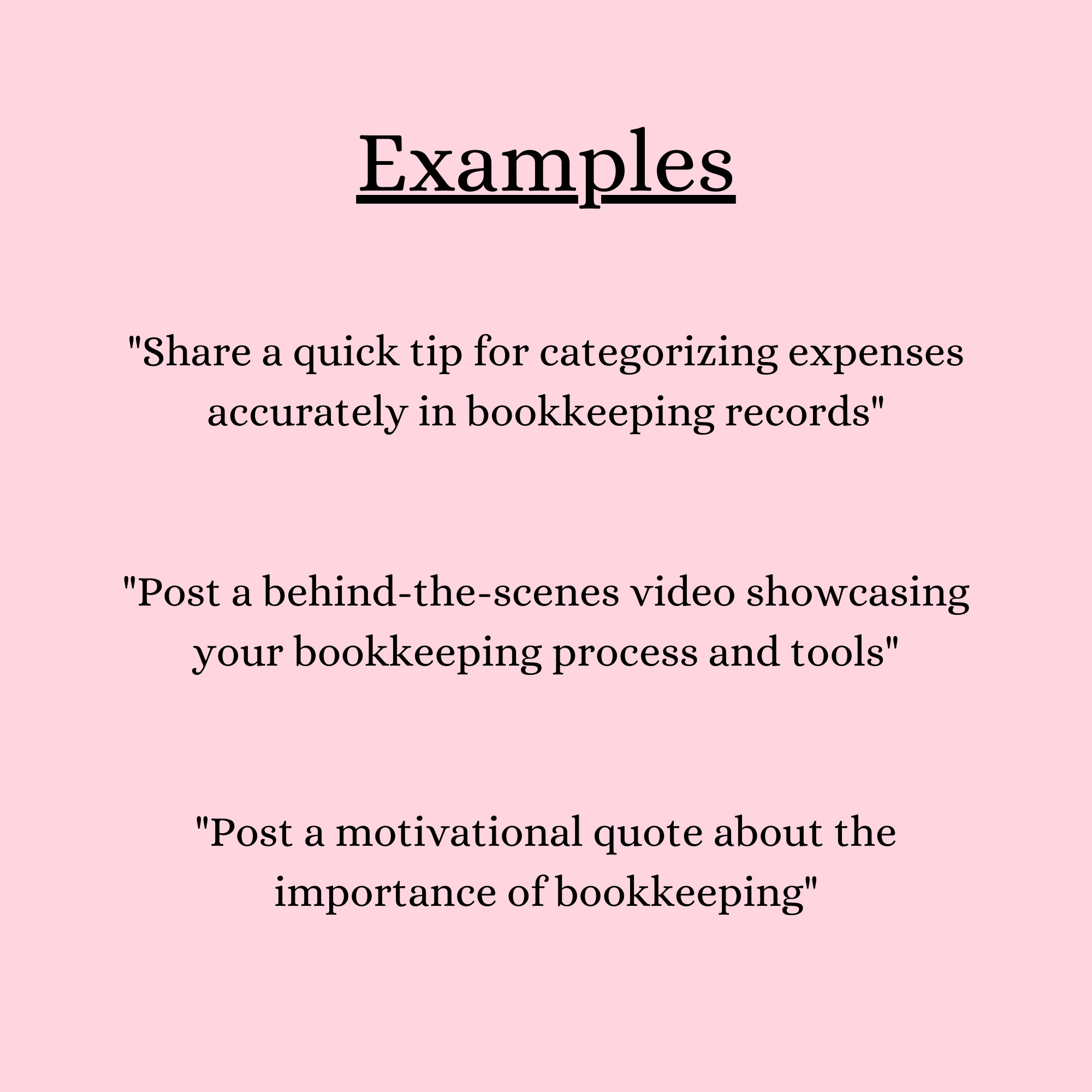 50 Content Ideas for Bookkeepers Bookkeeper Social Media Accountant ...