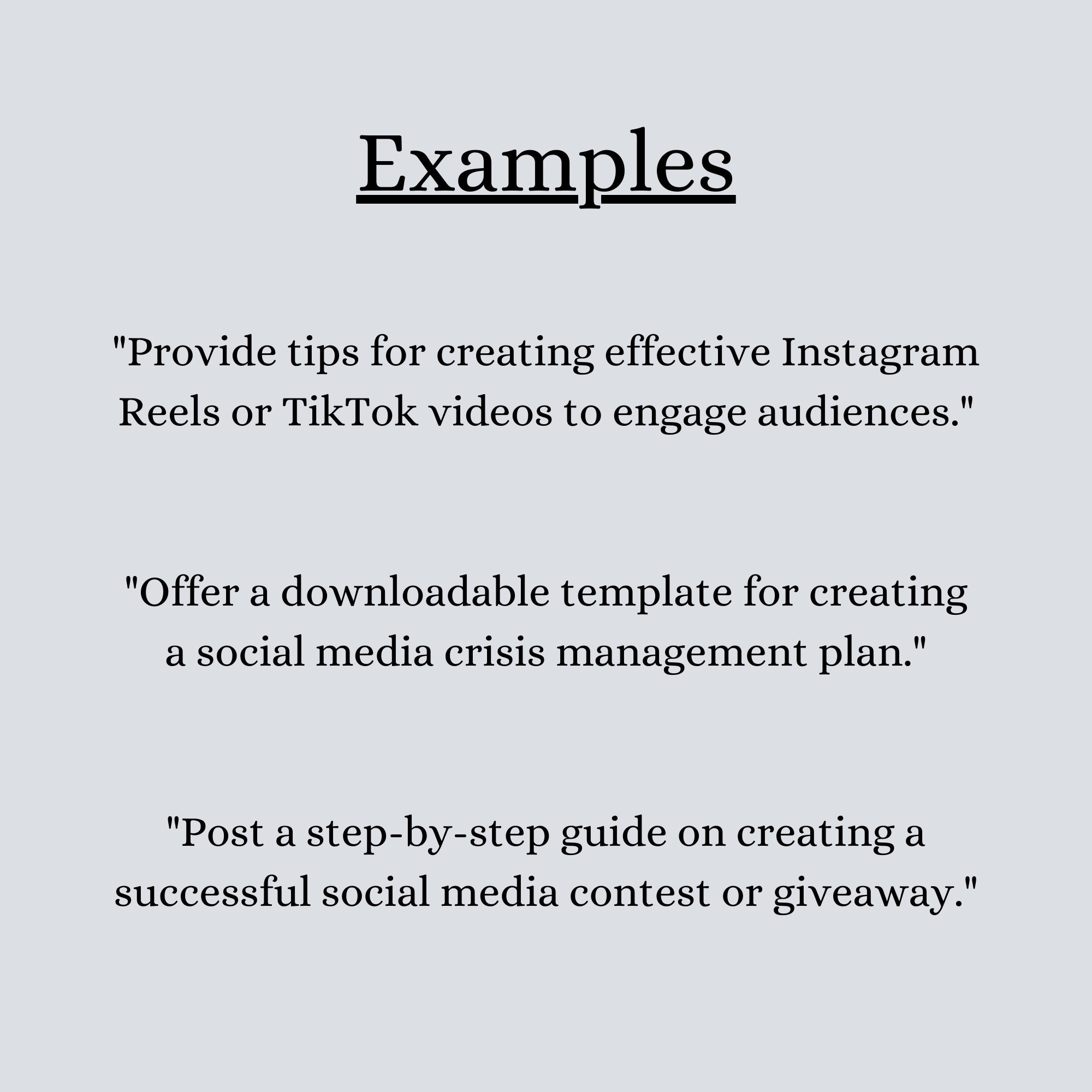 50+ Content Ideas for Social Media Managers | Social Media Manager ...