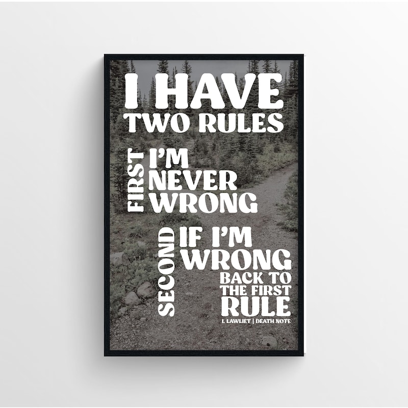 Death Note Poster - Etsy