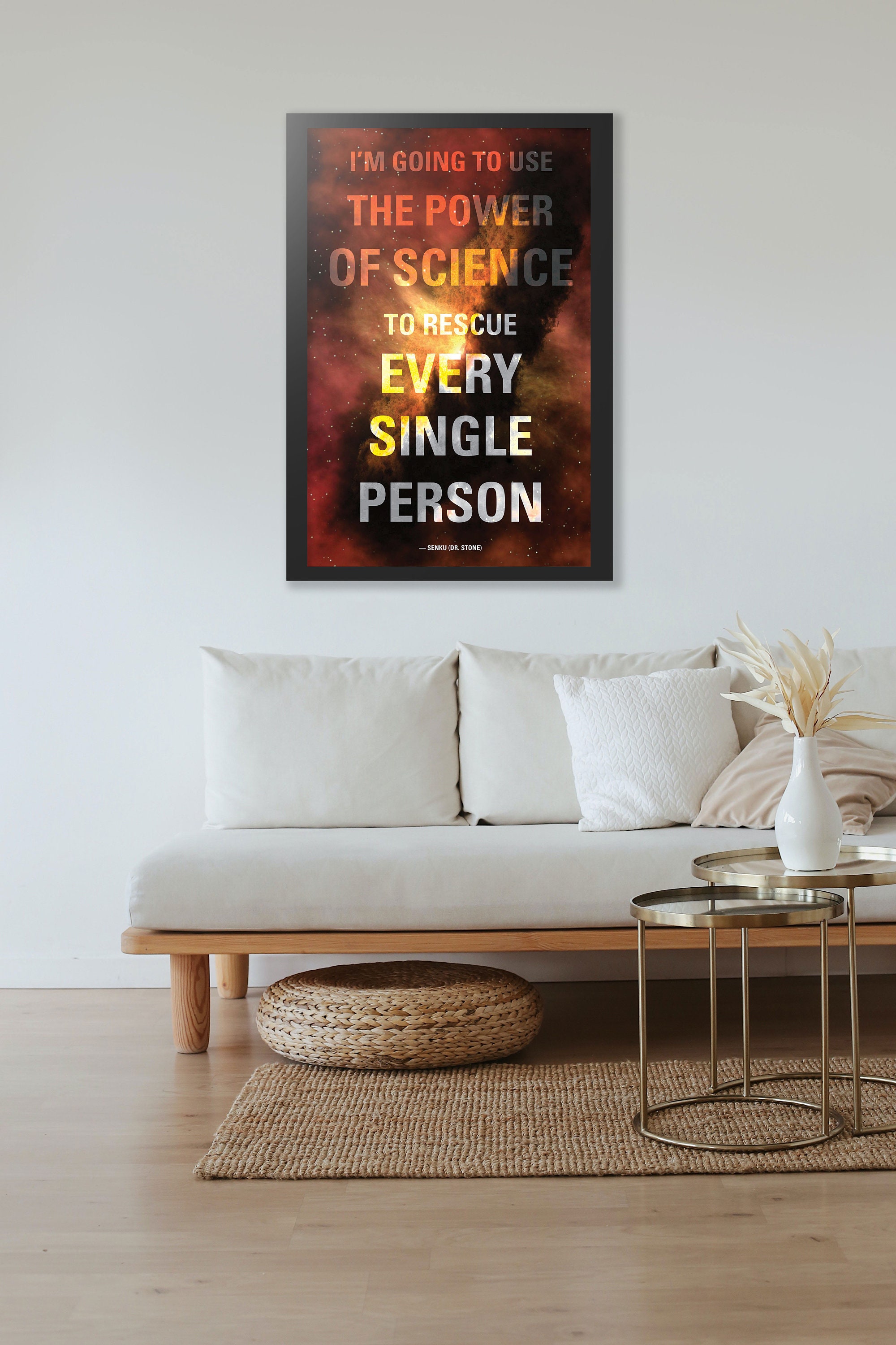 Dr. Stone Quote Poster 1 - Etsy