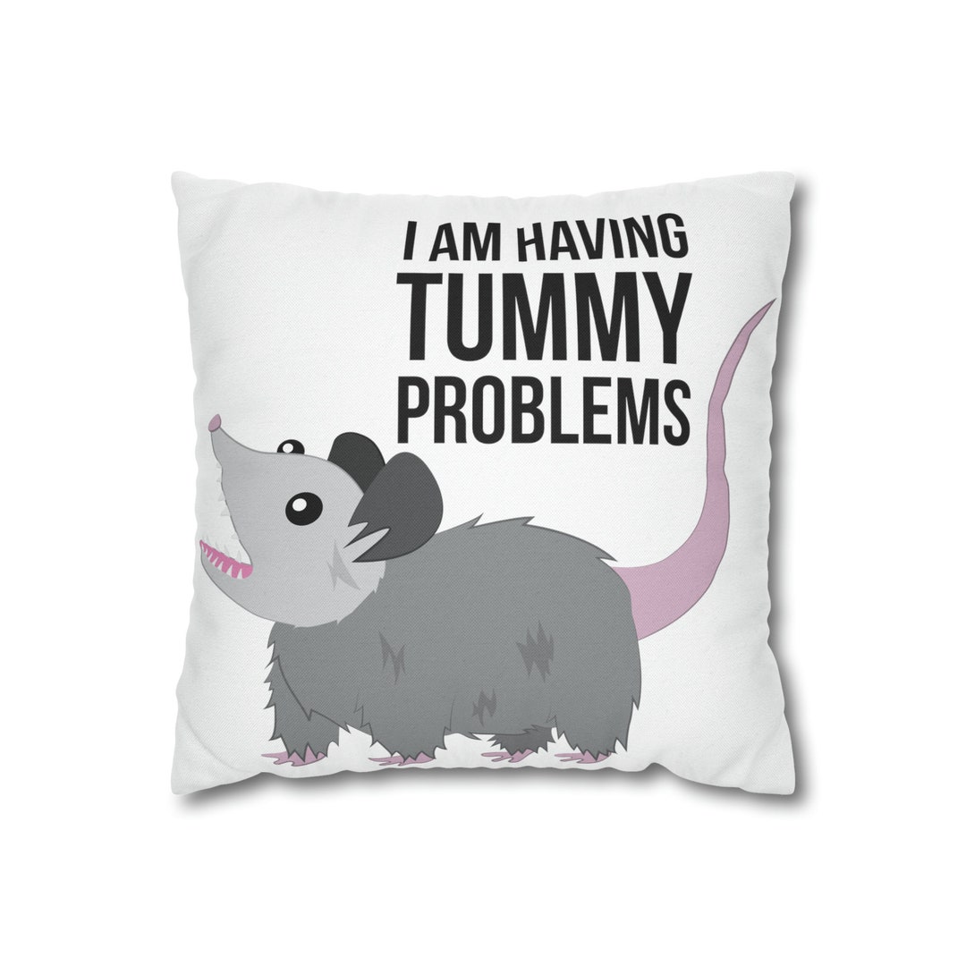 Opossum Statement Throw Pillow Case - Etsy