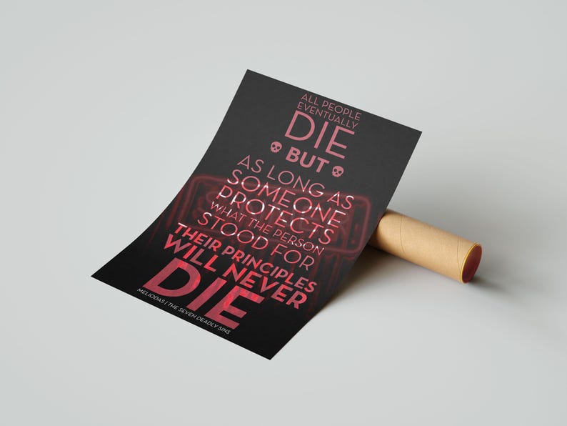 The Seven Deadly Sins Poster - Etsy