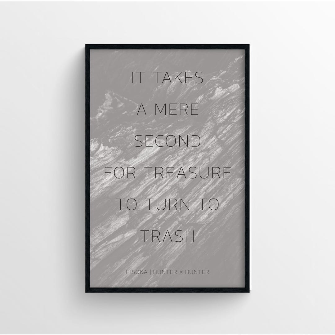 Hunter X Hunter Poster - Etsy