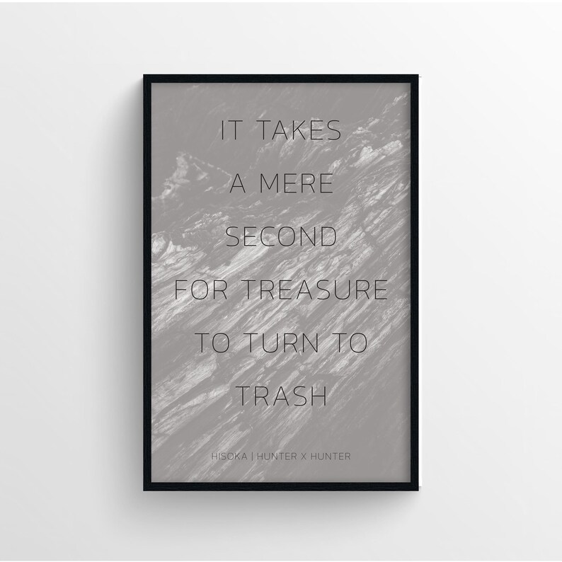 Hunter X Hunter Poster - Etsy