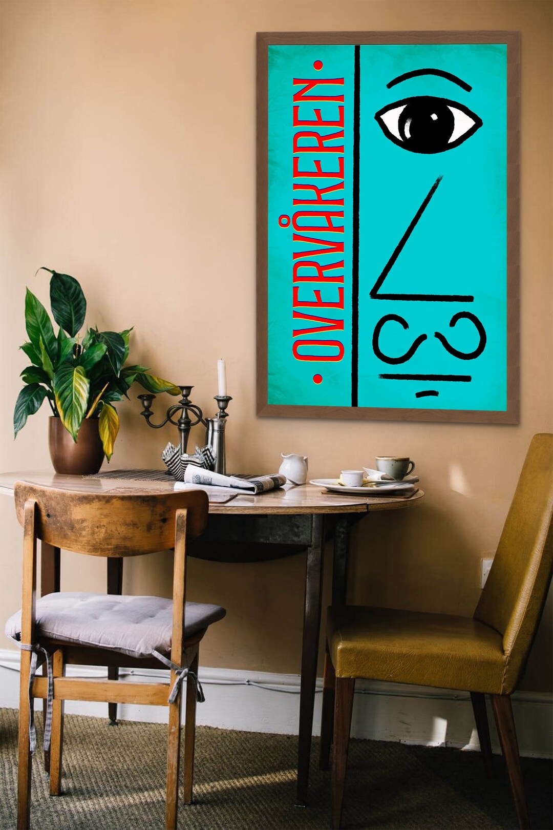 The Watcher Digital Art, Poster, Abstract Art, Digital Print - Etsy