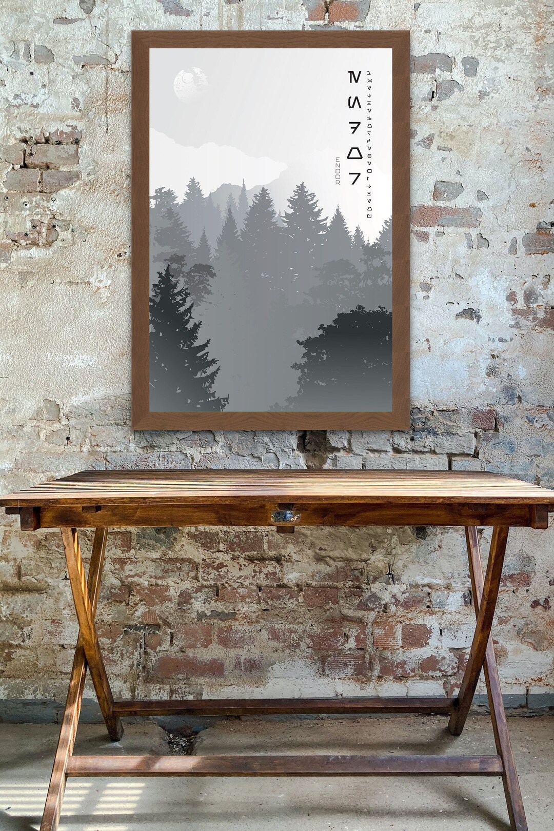 Star Wars Endor Poster Digital Download Star Wars Gift Star Wars Wall ...