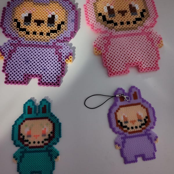 Labubu Perler Bead Pattern - Etsy