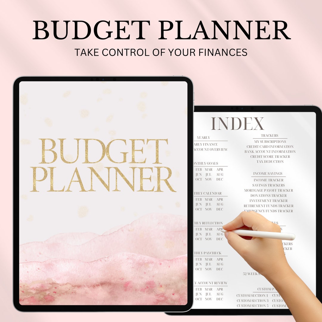 DIGITAL BUDGET PLANNER Daily Budget for iPad Budgeting - Etsy