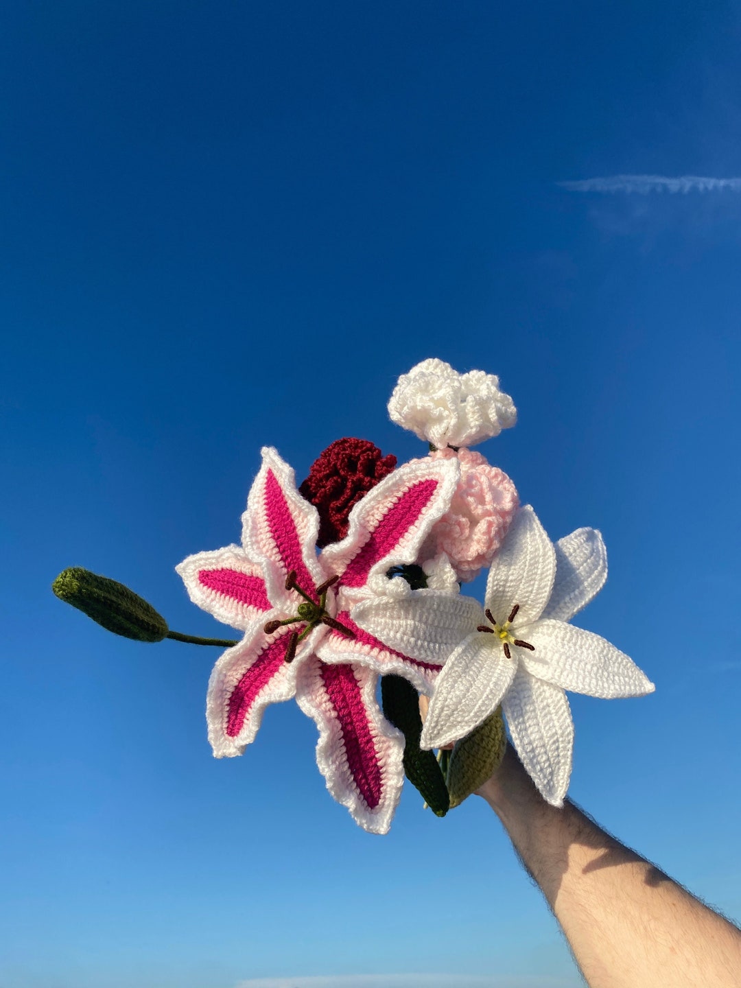 CROCHET PATTERN Lily Flower Pattern Easy PDF Tutorial Crochet Lily ...