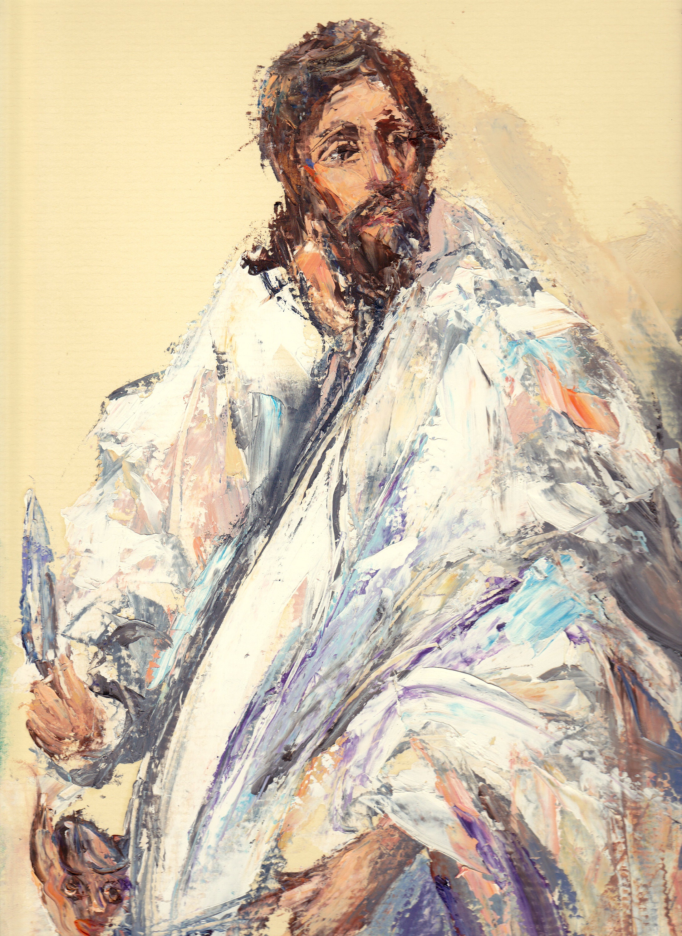 Saint Bartholomew the Apostle Christian Art Print Modern Bible Art ...