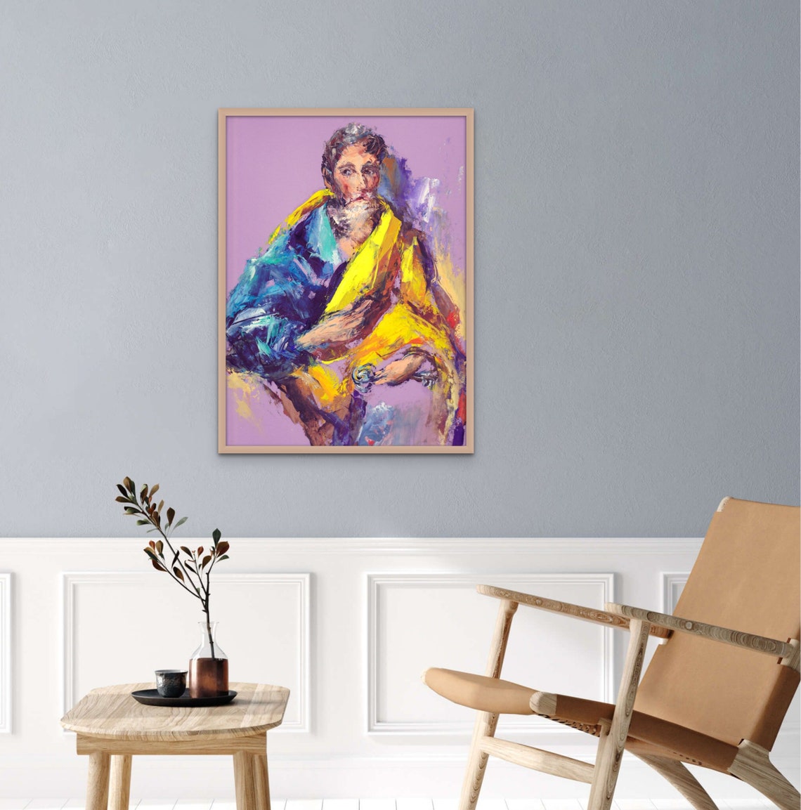 Saint Peter the Apostle Christian Art Print| Modern Bible Art ...