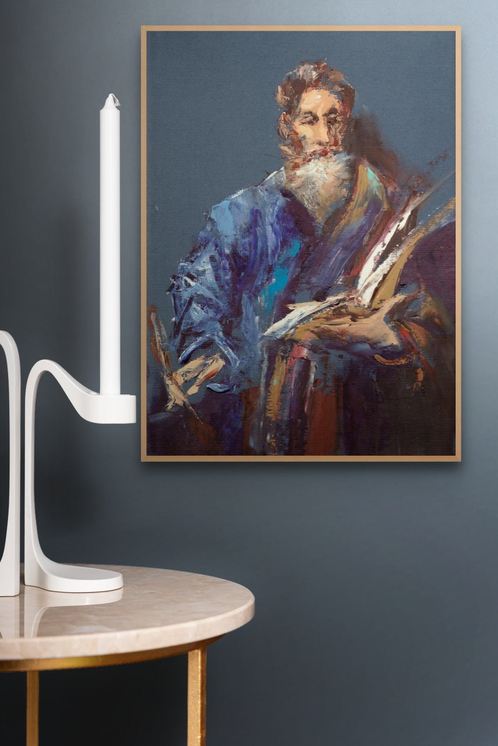Saint Matthew the Apostle Christian Art Print Modern Bible Art ...