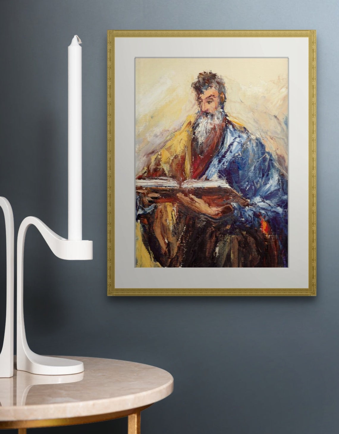 Saint Simon the Apostle Christian Art Print Modern Bible Art - Etsy