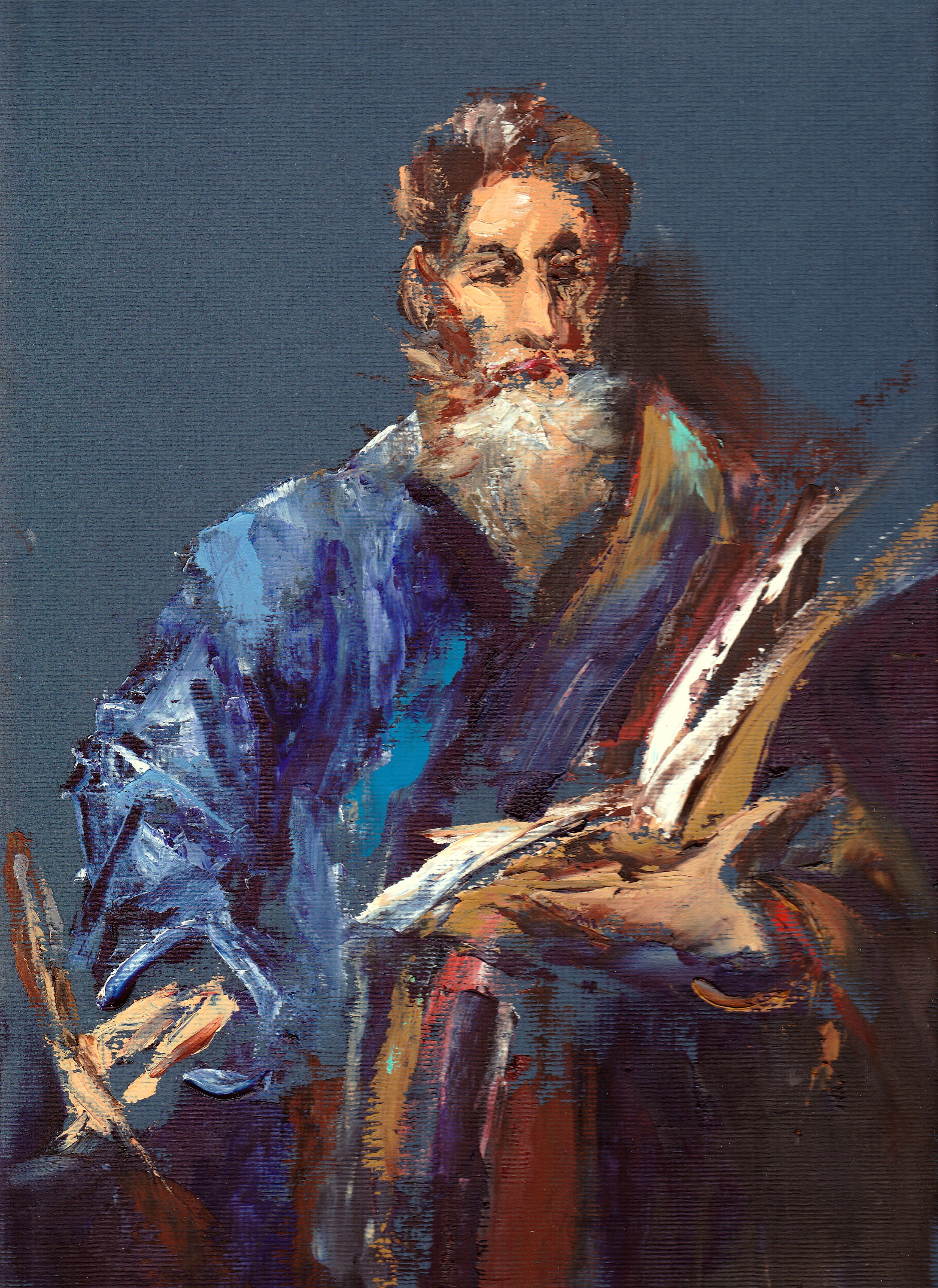 Saint Matthew the Apostle Christian Art Print| Modern Bible Art ...