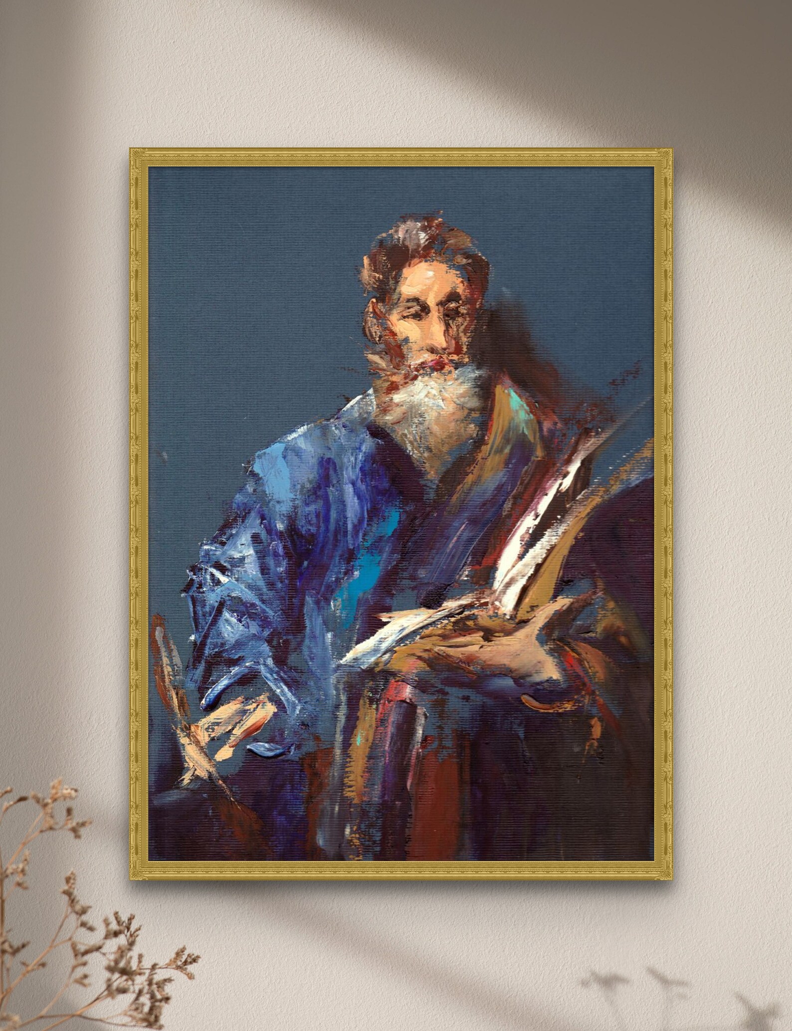 Saint Matthew the Apostle Christian Art Print| Modern Bible Art ...