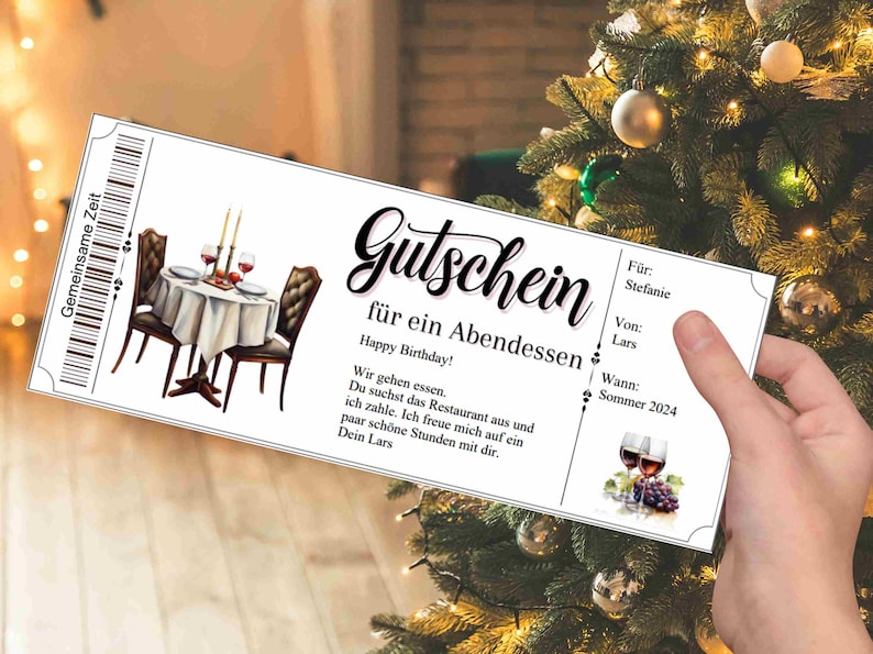 Gutschein Restaurant Gutschein Essen Gehen Vorlage zum Ausdrucken ...