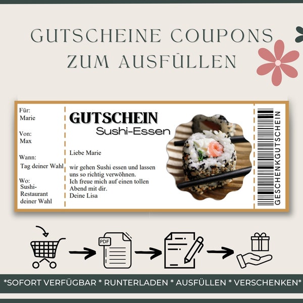 Girls Day Out Voucher Template - Etsy