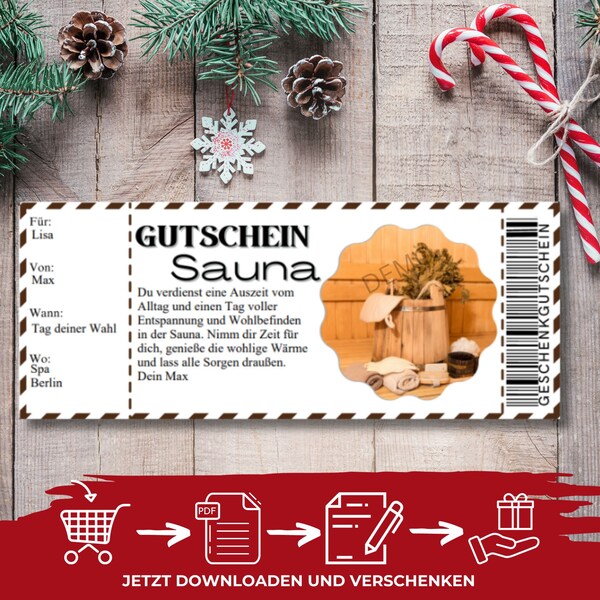 Girls Day Out Voucher Template - Etsy