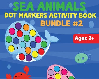 Farm Animals Dot Marker Coloring Pages Bundle #1| Dot Marker Printables ...