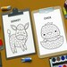 Farm Animals Dot Marker Coloring Pages Bundle 1 Dot Marker - Etsy