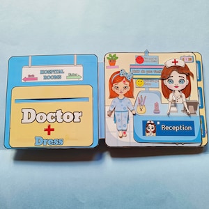 Hospital Busy Book Printable Paper,activities for Fun and Learning,kit ...
