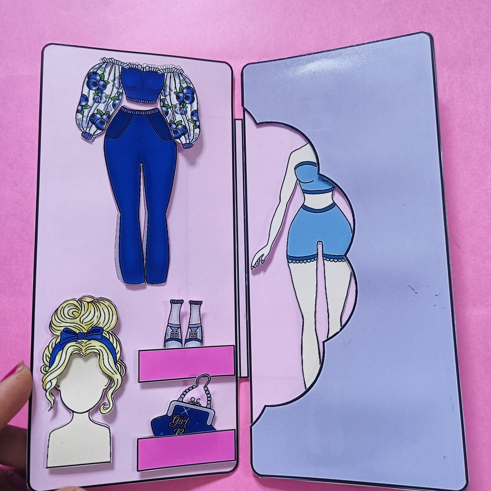 Printable Paper Doll Outfit, Dressup, Clothes Busy Book Activities ...