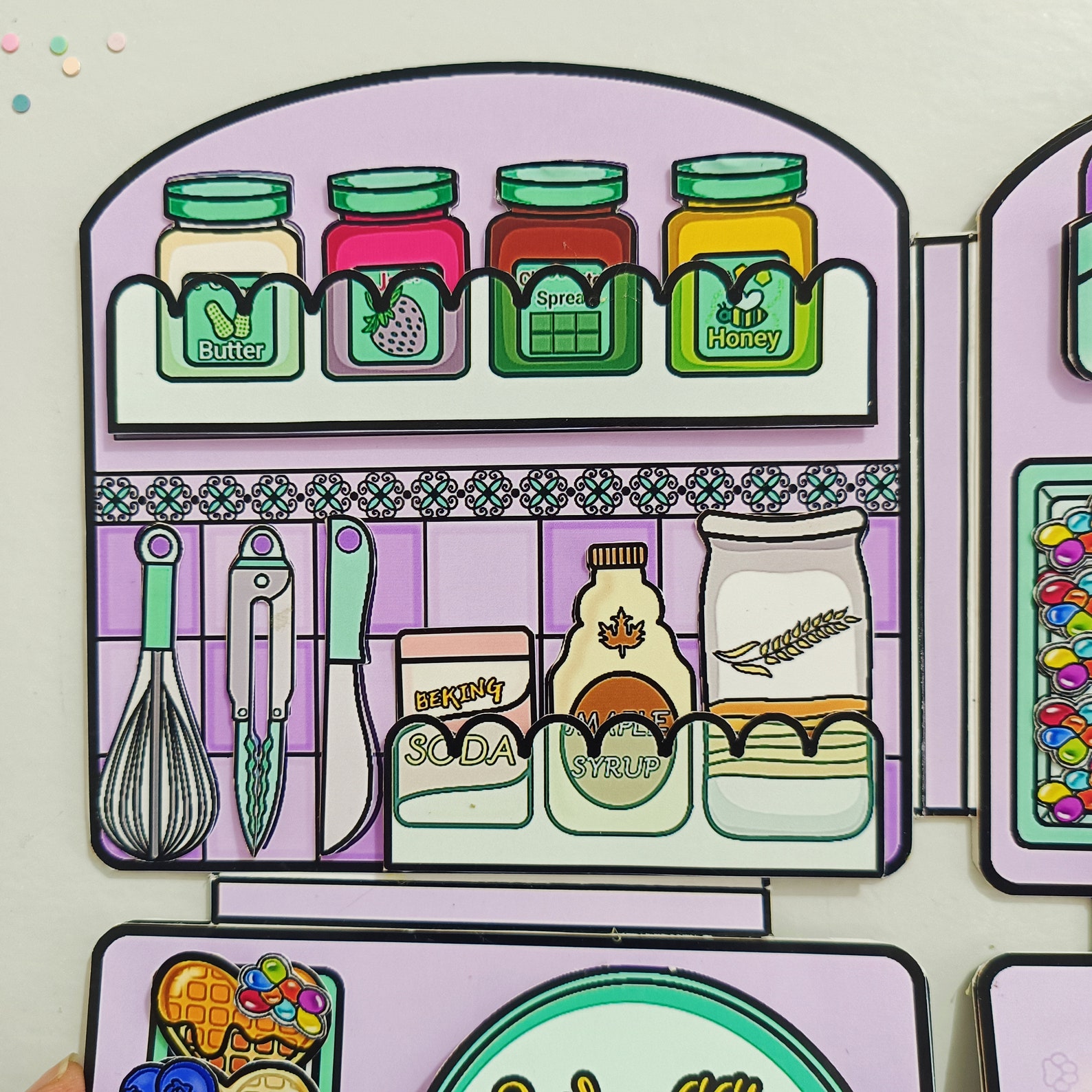 Paper Printable Waffle Shop Book Kit for Kids. Kids Preschool Games ...