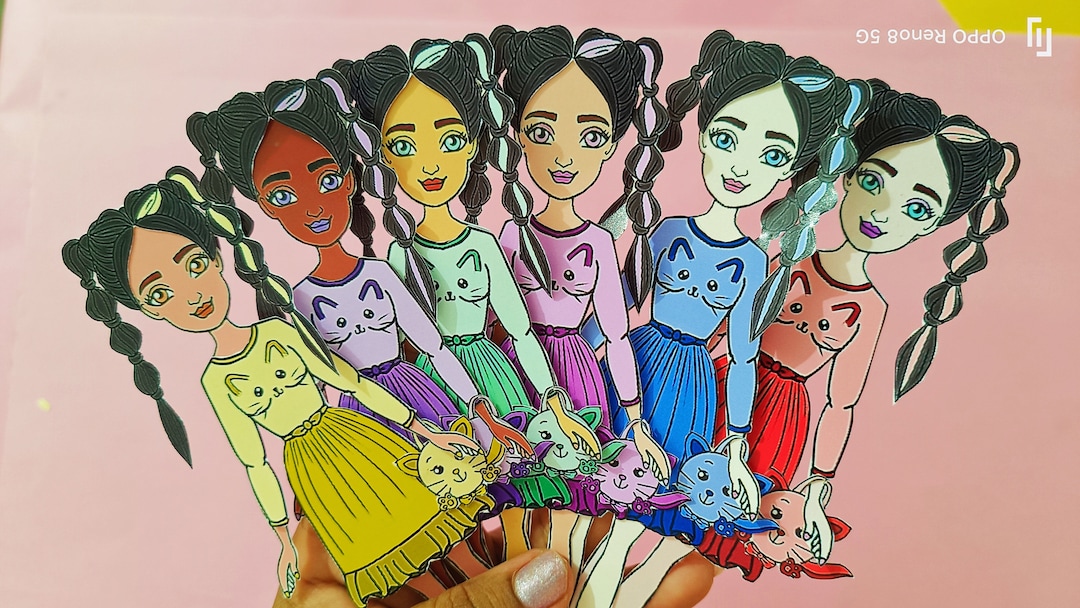 Paper Doll Dressup - Etsy