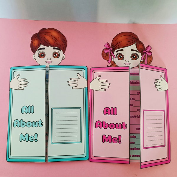 Paper Printable Doll Crafts, All About Me for Kids Printable Template ...