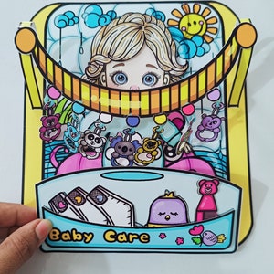 Printable Paper Dolls Clothes Kit: Baby Dress-up Activity (digital ...