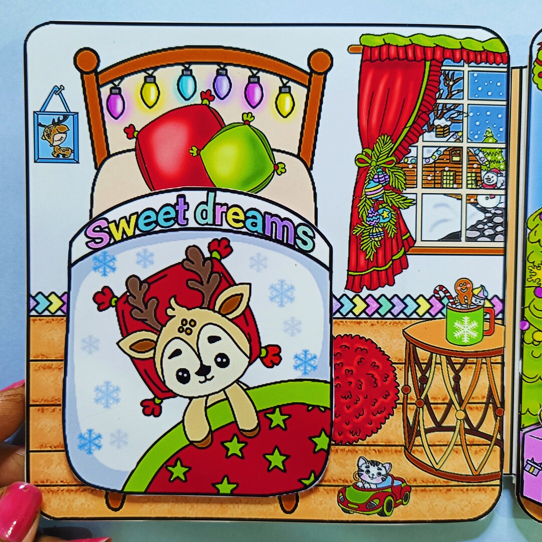 Paper Printable Dollhouse, Christmas Doll House Magic With Paper Crafts ...