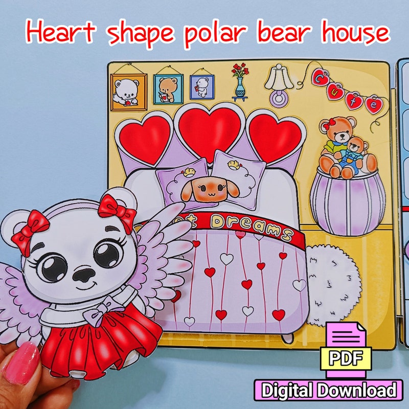 Kate Made Paper Doll House - Etsy