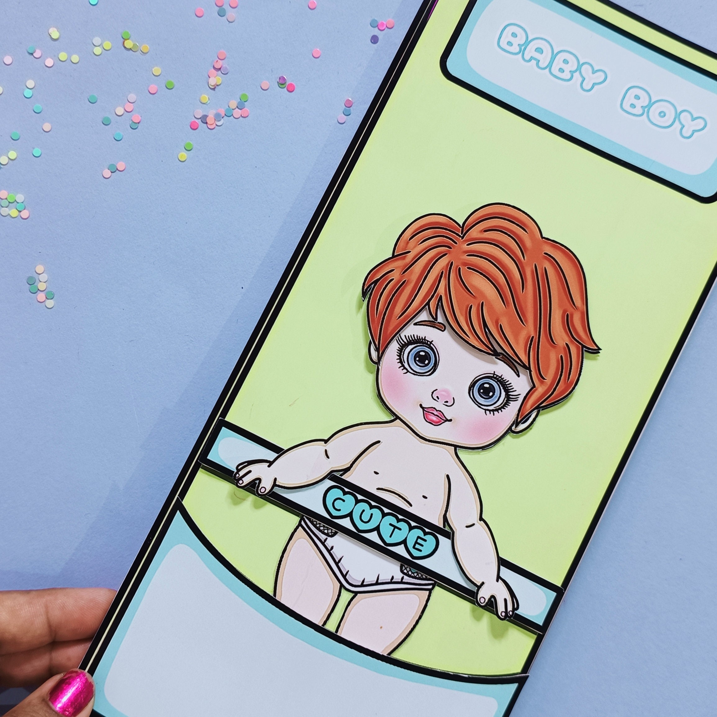 Printable Paper Dolls: Baby Clothes Outfit Kit (digital Download) - Etsy