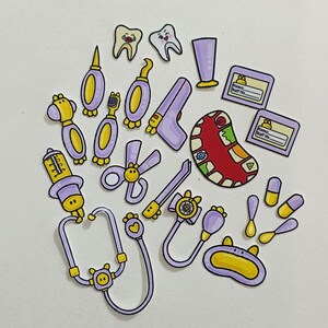 Printable Project Paper Dental Care Pocket Book Busy Book. Gift for ...