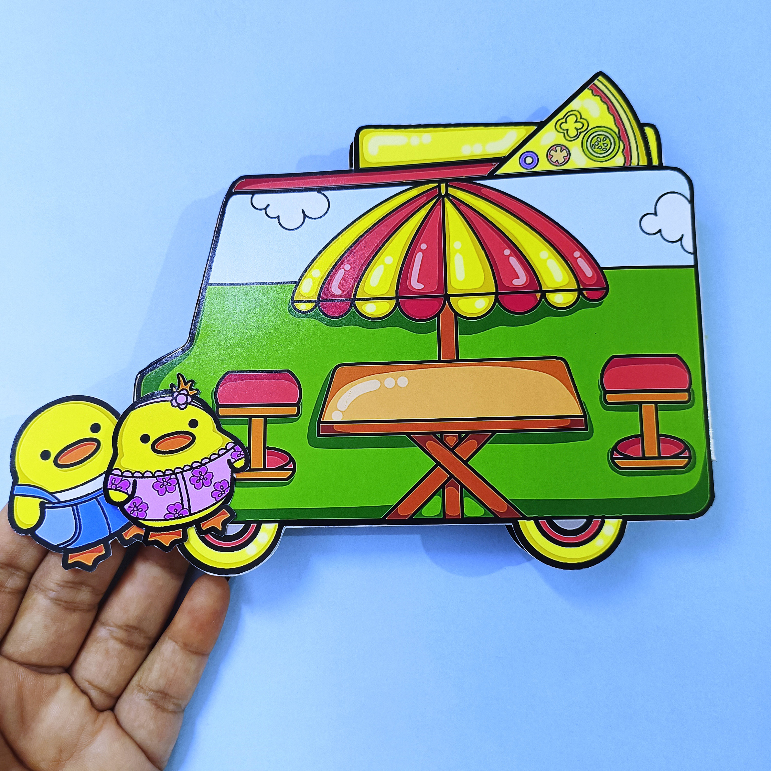 Pizza Shop Toy Activitie. Printable Pretend Play Pizza: Scissors Skills ...