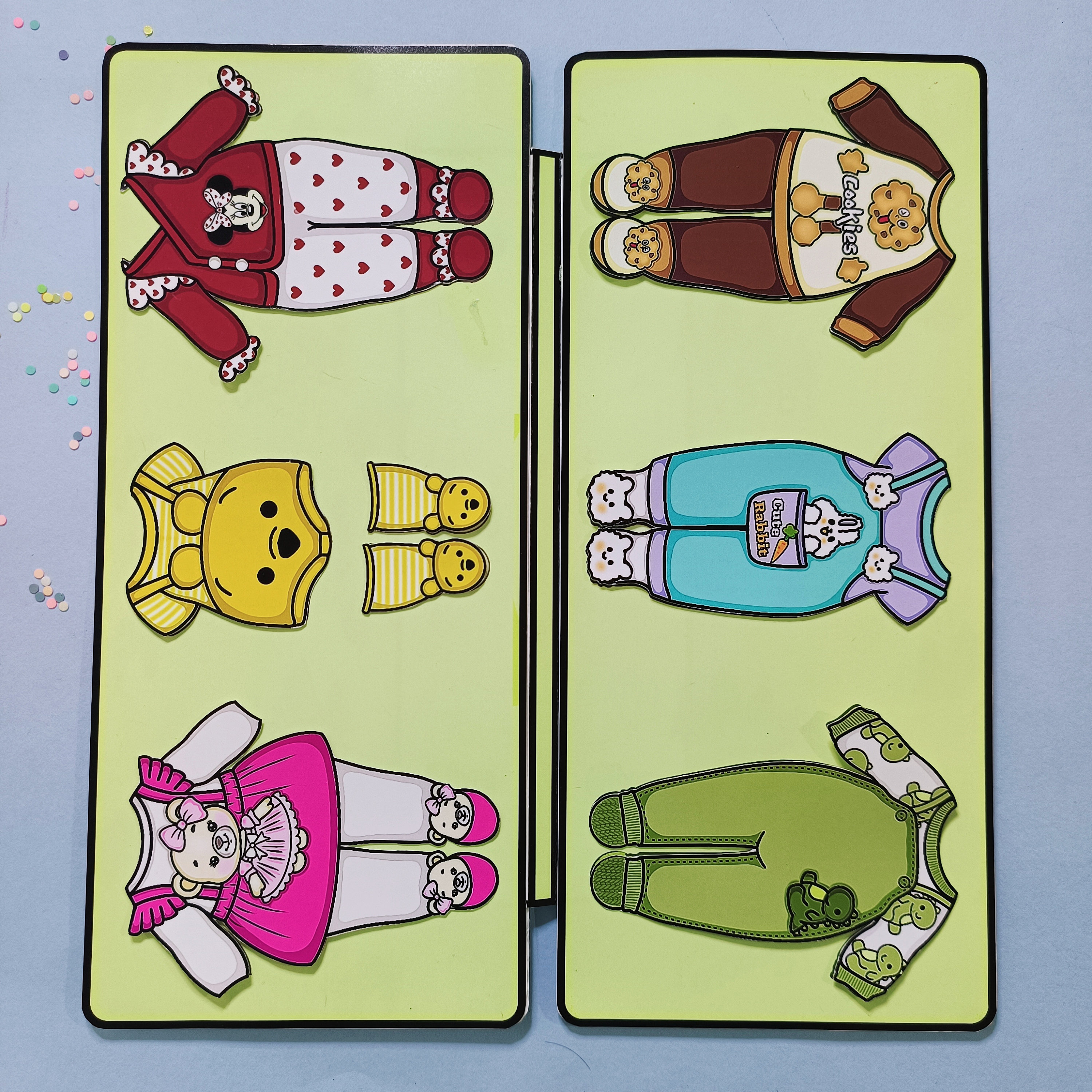 Printable Paper Dolls: Baby Clothes Outfit Kit (digital Download) - Etsy