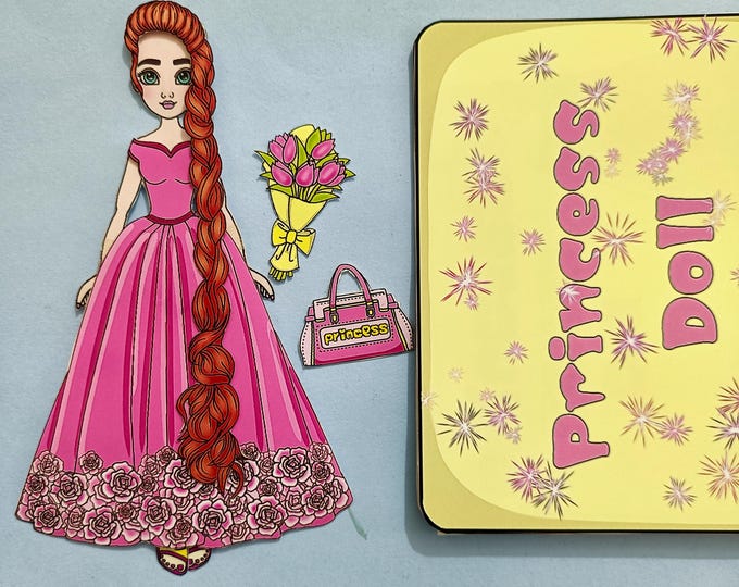 Printable Paper Doll Outfit, Dressup, Clothes Busy Book Activities ...