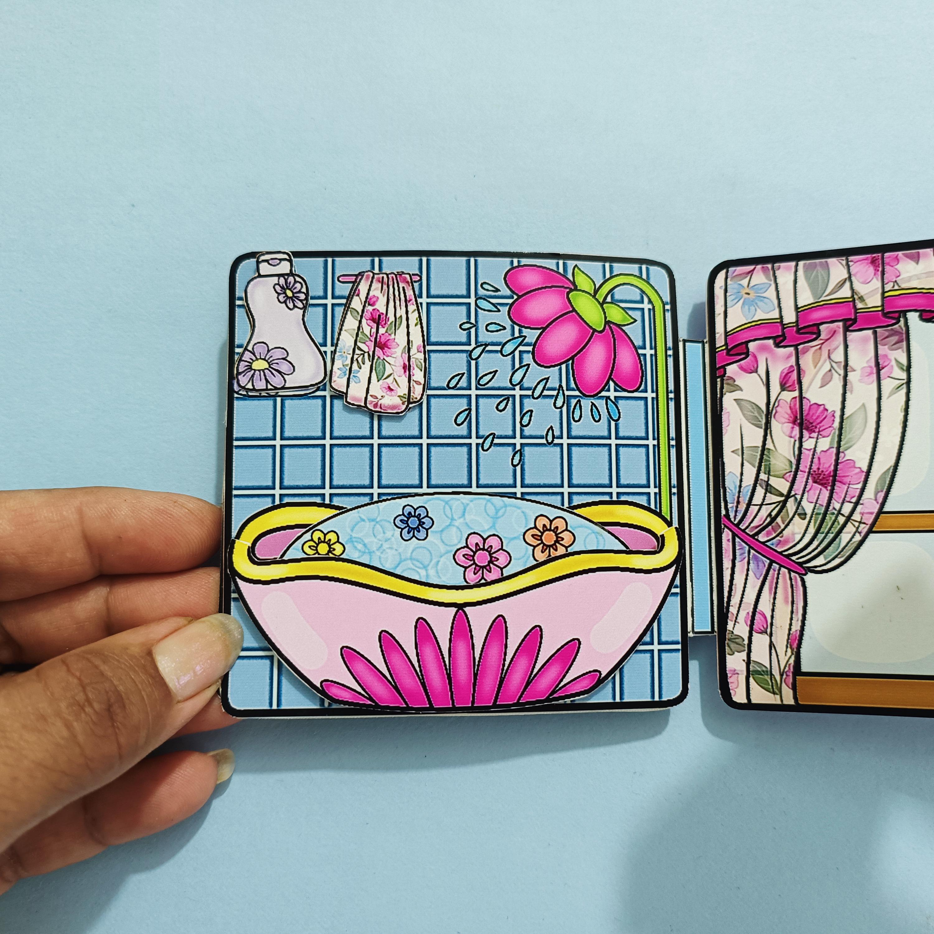Fairy Dollhouse Pocket Book: Printable Paper Dolls Activity (PDF ...