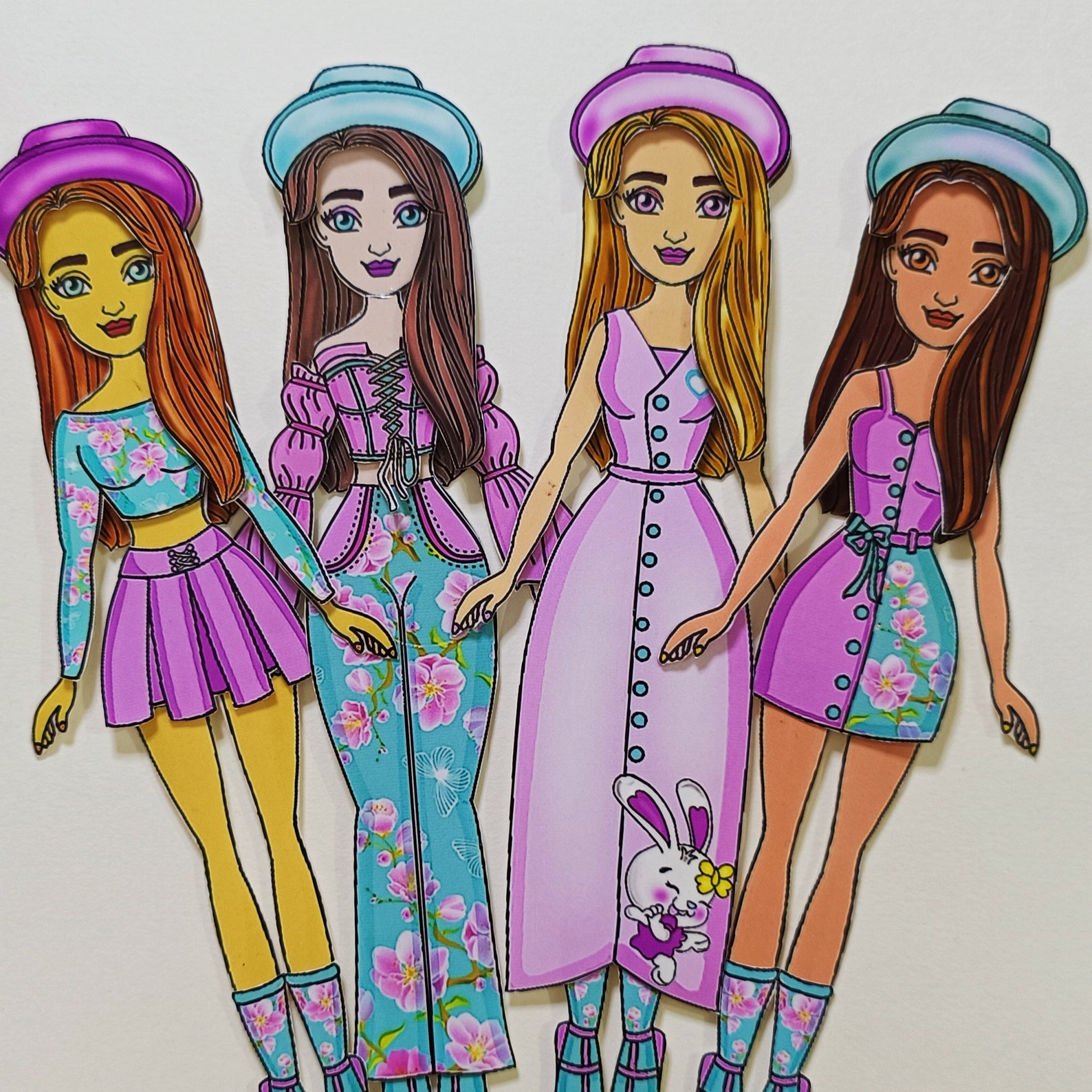 Printable Paper Doll Car Toy Template for Creative Play, Busy Book ...