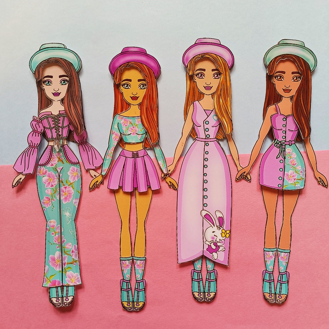 Printable Paper Doll Car Toy Template for Creative Play, Busy Book ...