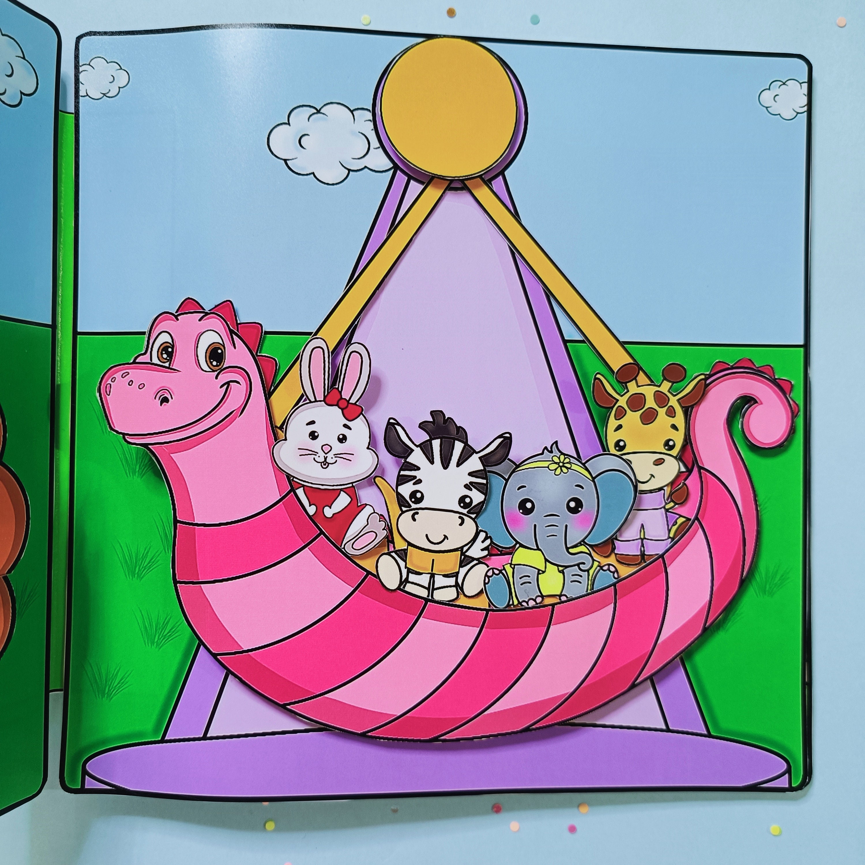 Fun Fair Animal Paper Doll: Printable Busy Book Kit (digital Download ...