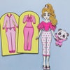 Printable Project Paper Doll 16 cute Animal Bed & Clothes, Animal ...