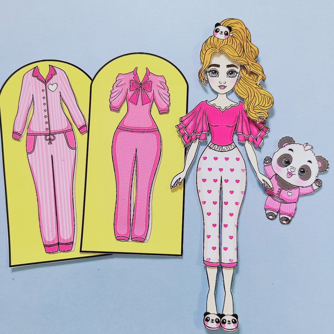 Printable Paper Doll Outfit, Dressup, Clothes Busy Book Activities ...