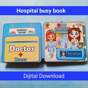Hospital Busy Book Printable Paper,activities for Fun and Learning,kit ...
