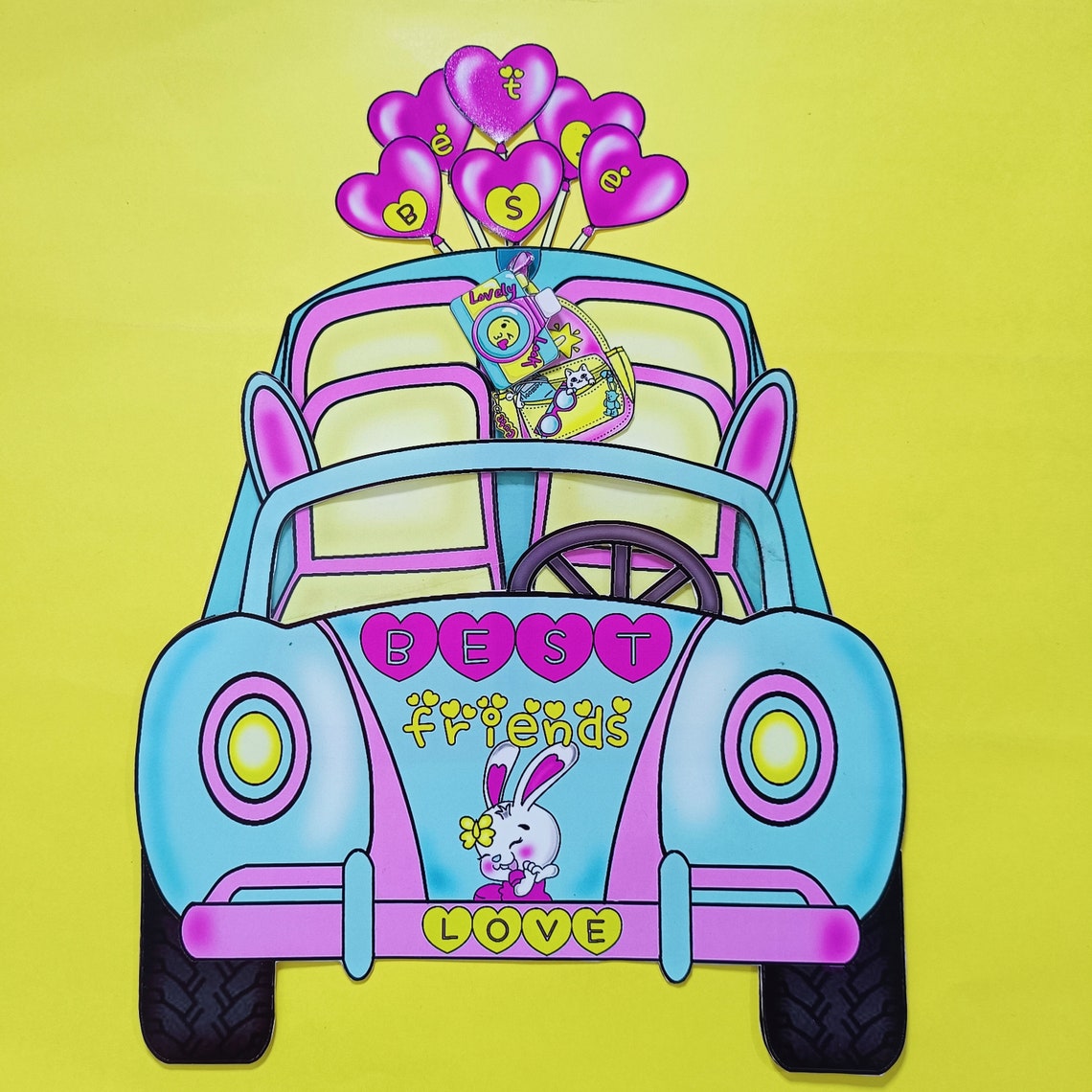 Printable Paper Doll Car Toy Template for Creative Play, Busy Book ...