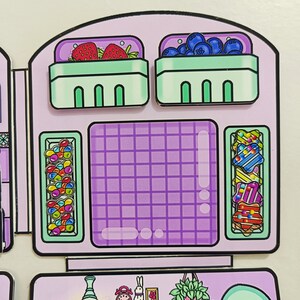 Paper Printable Waffle Shop Book Kit for Kids. Kids Preschool Games ...