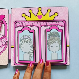 Printable Project Princess Dollhouse, Princess Dressup Kit for Kids ...